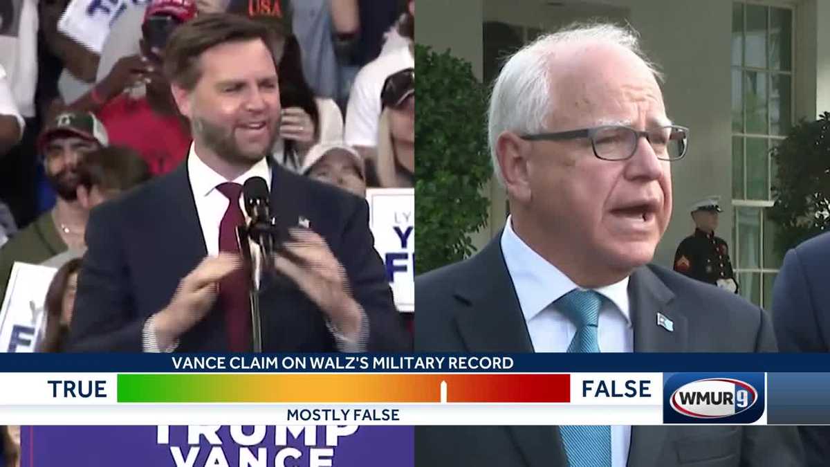 Get the Facts: Rating Vance's claim about Walz's military record