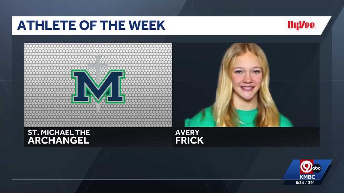 Avery Frick earns KMBC/Hy-Vee Athlete of the Week honors