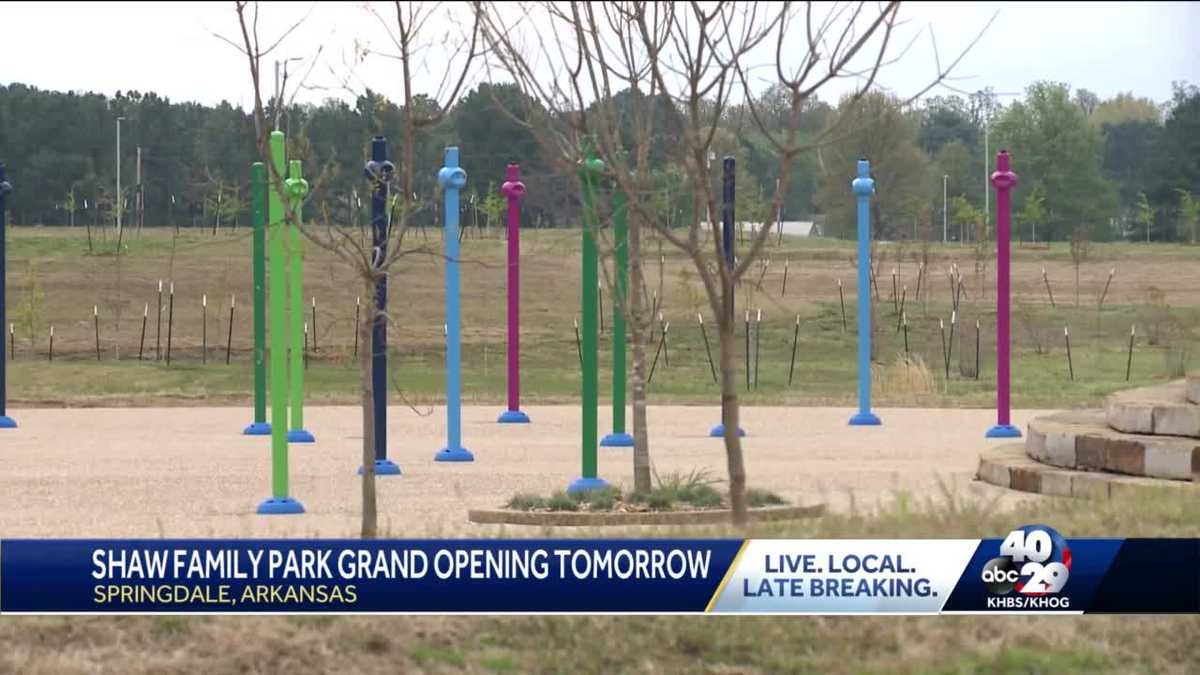 Springdale is getting a new park Saturday
