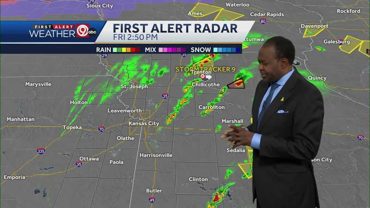 Kansas City weather to see two rounds of severe thunderstorms, radar