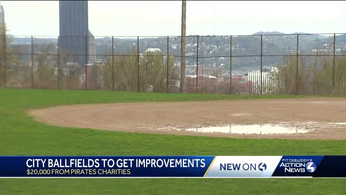 Pirates Charities donating money for upgrades to Pittsburgh baseball fields