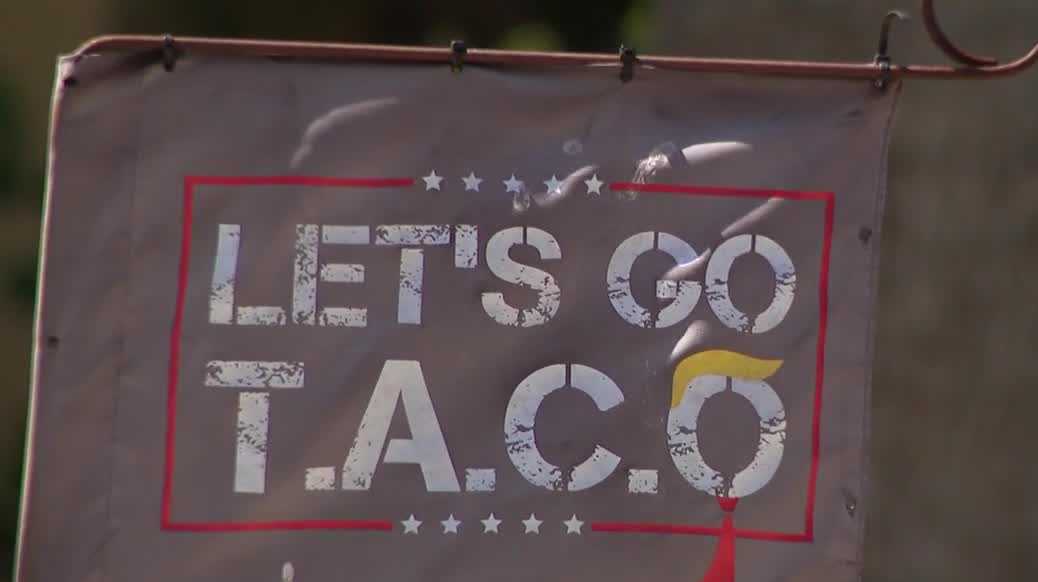 Anti-Trump signs in Florida yard stir up controversy - WBBH