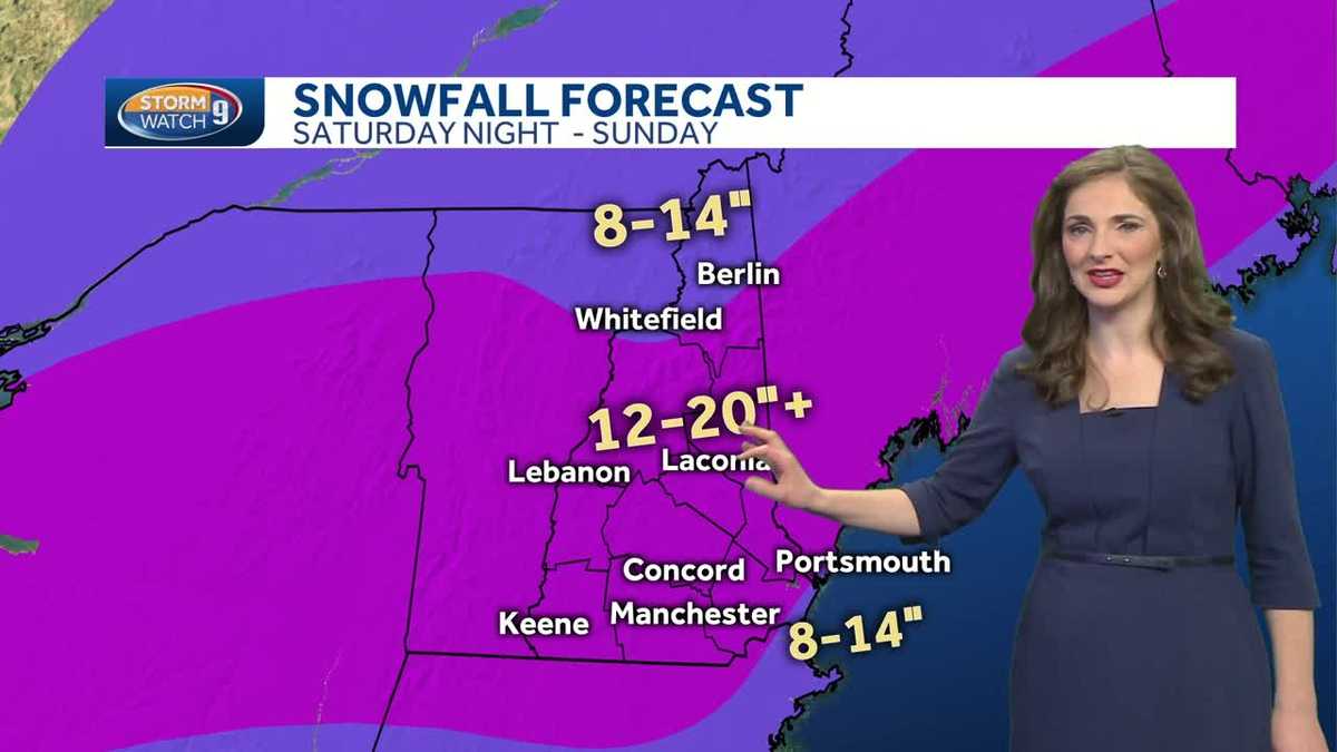 Watch: Occasional light snow Friday; big snowstorm coming this weekend