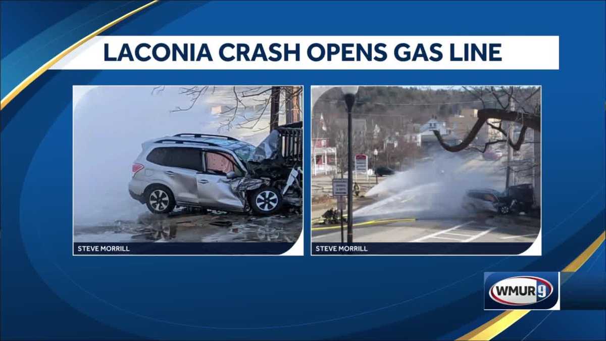 Building deemed unlivable after car crash rips open gas line