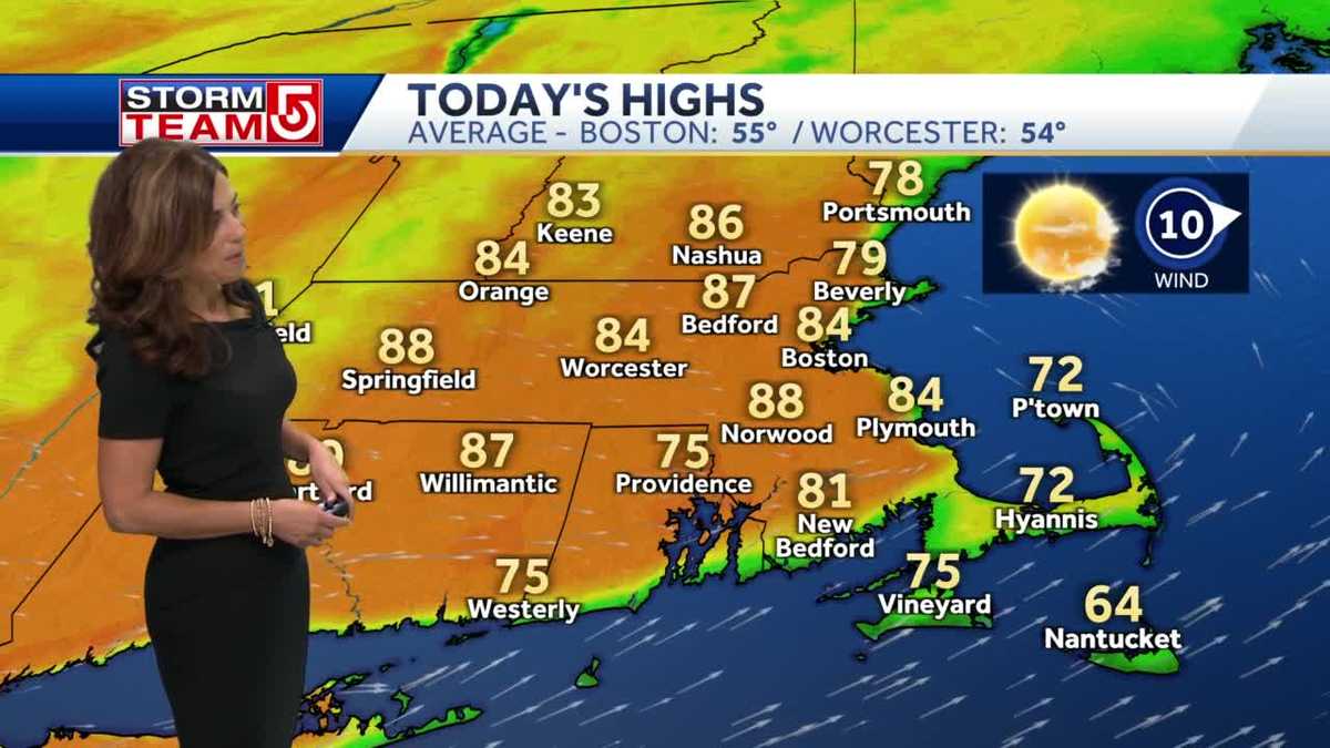 Video: Feel of summer with temps in 80s