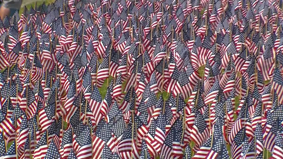 Moving Boston Common Flag Garden honors Mass. fallen service members