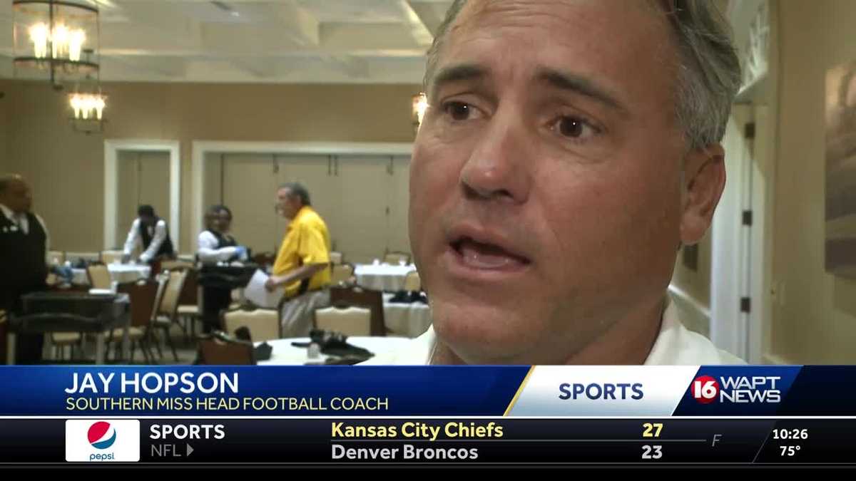 Jay Hopson pleased with Southern Miss' performance against #10 Auburn