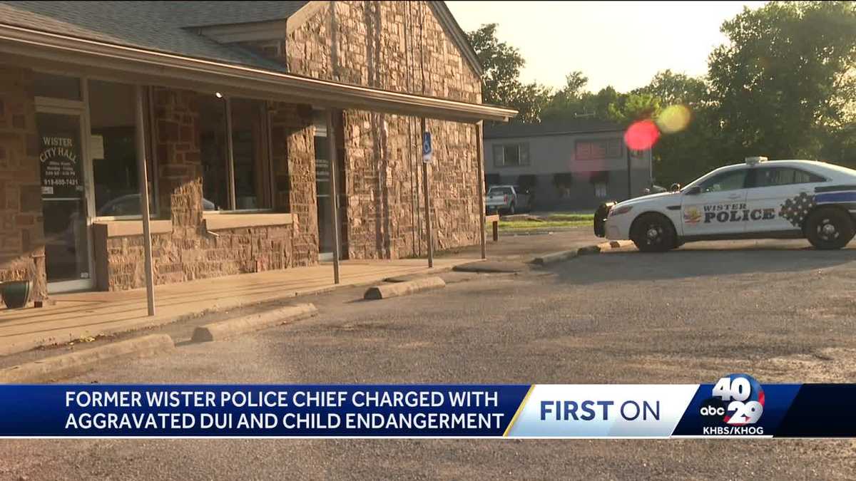 Former Wister police chief charged with aggravated DUI and child ...