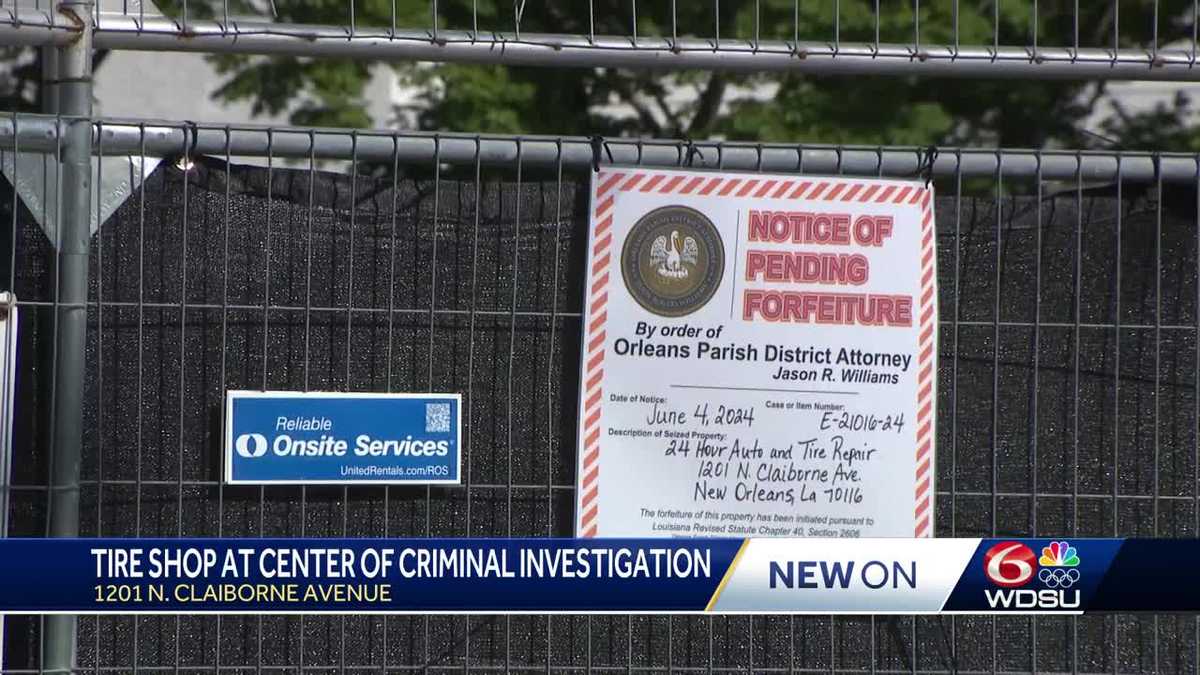 Claiborne tire shop shut down due to drug trafficking