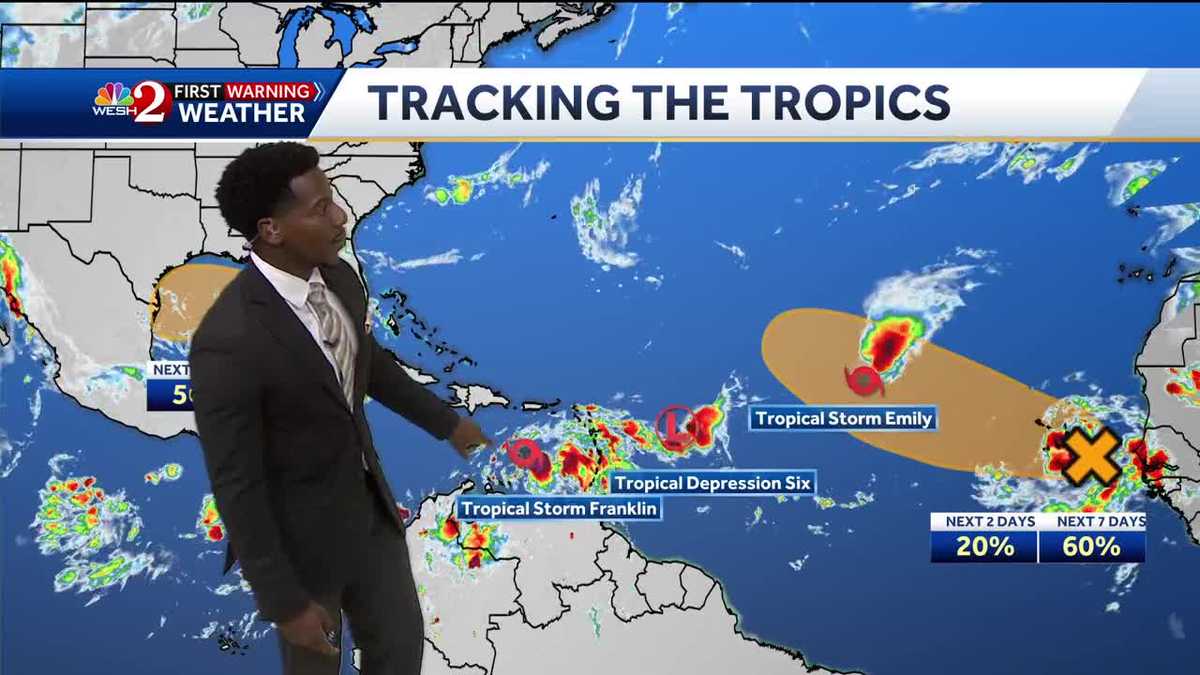 New Tropical Storm Franklin