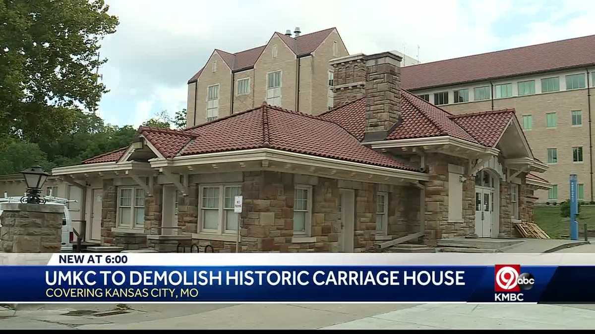 UMKC planning to demolish historic Carriage House