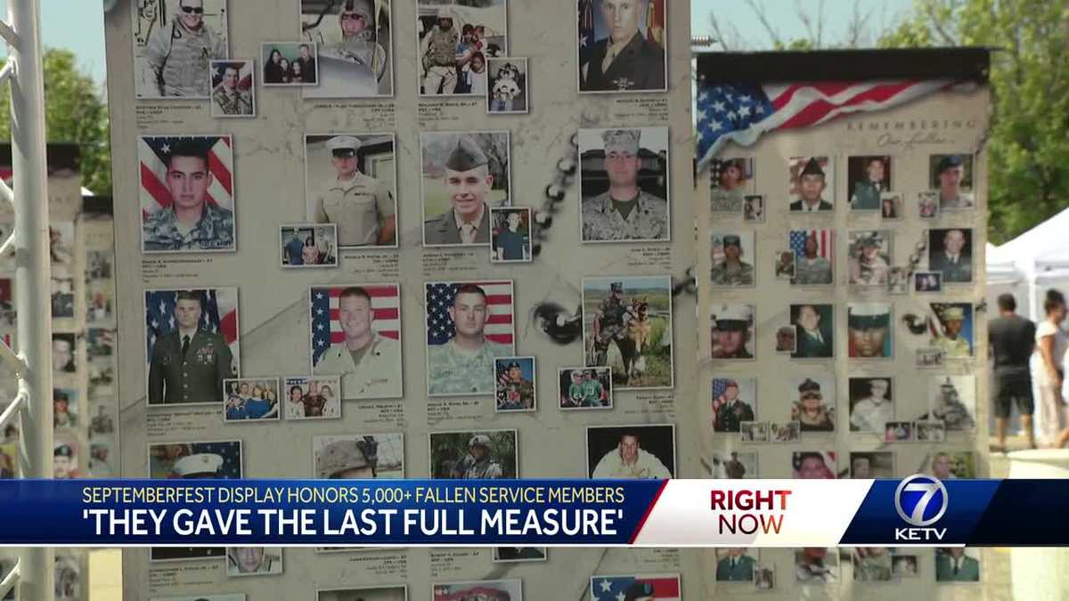 Septemberfest display honors 5,000+ fallen servicemembers