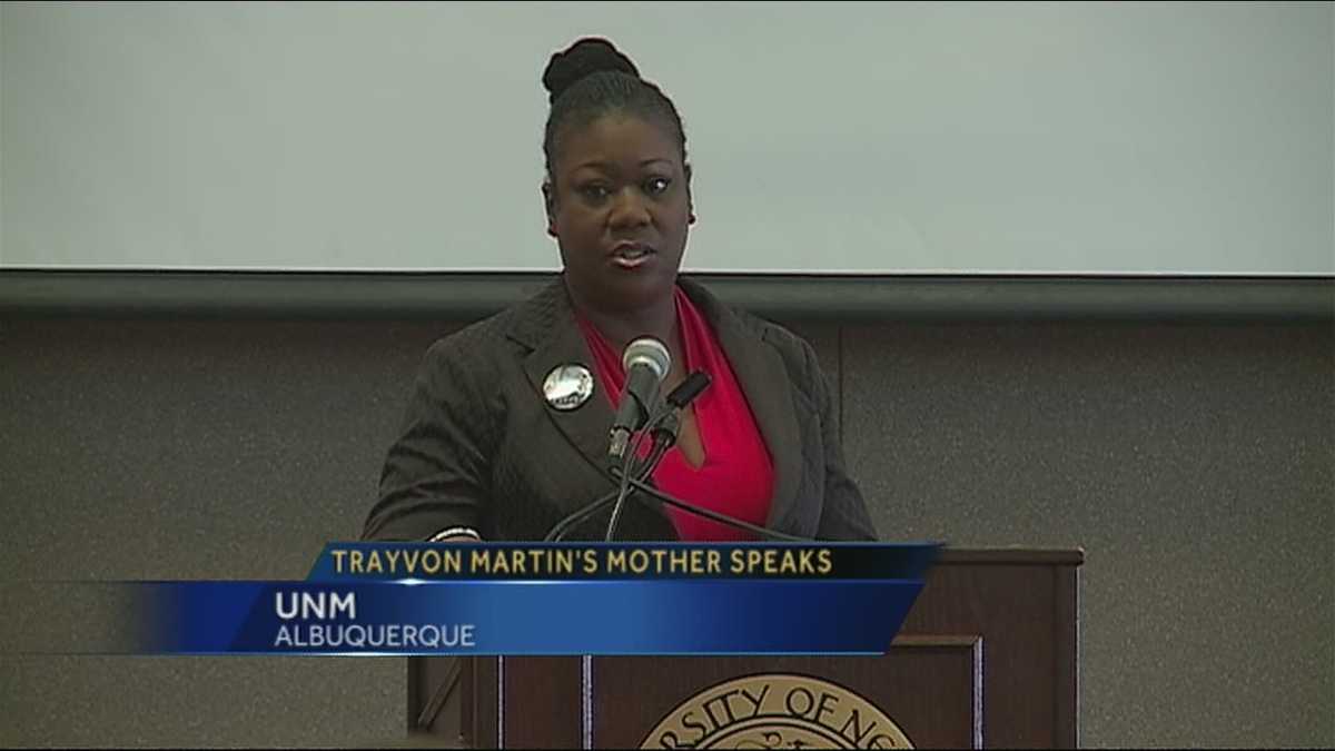 Travon Martin's Mom at UNM