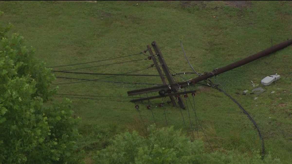 Downed power lines, trees mark day 3 of bad storms