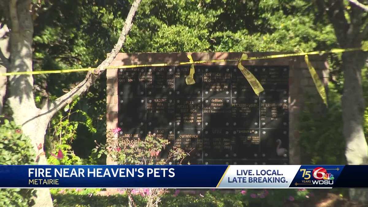 Metairie Jefferson Parish large fire Heaven's pets