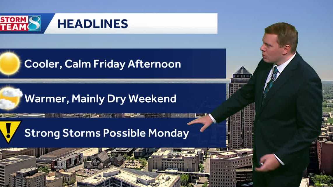 Iowa weather: More storms possible Sunday, Monday