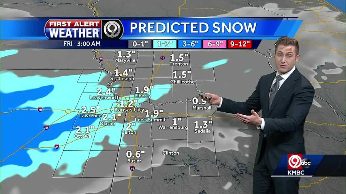 First Alert: Cold, snow on the way for your Thursday