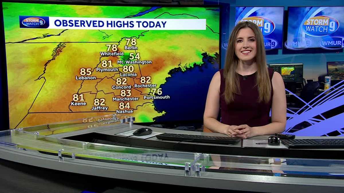 New Hampshire forecast video: Rain and clouds expected for Memorial Day