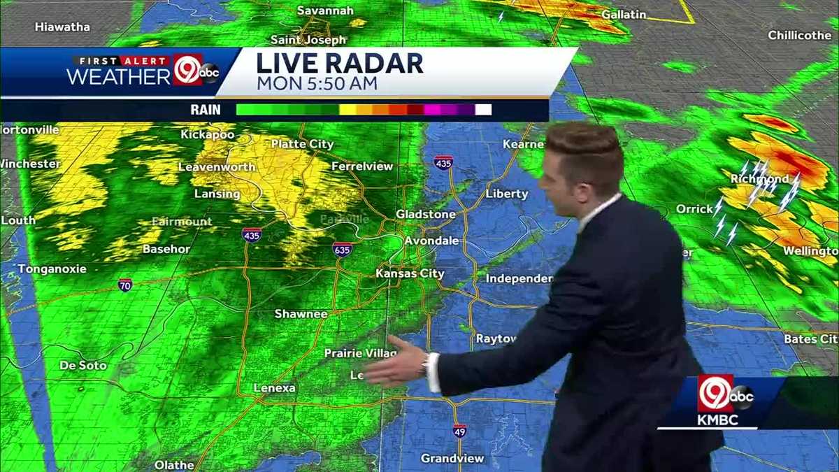Storms push through early Monday, humid afternoon, concerns for Tuesday
