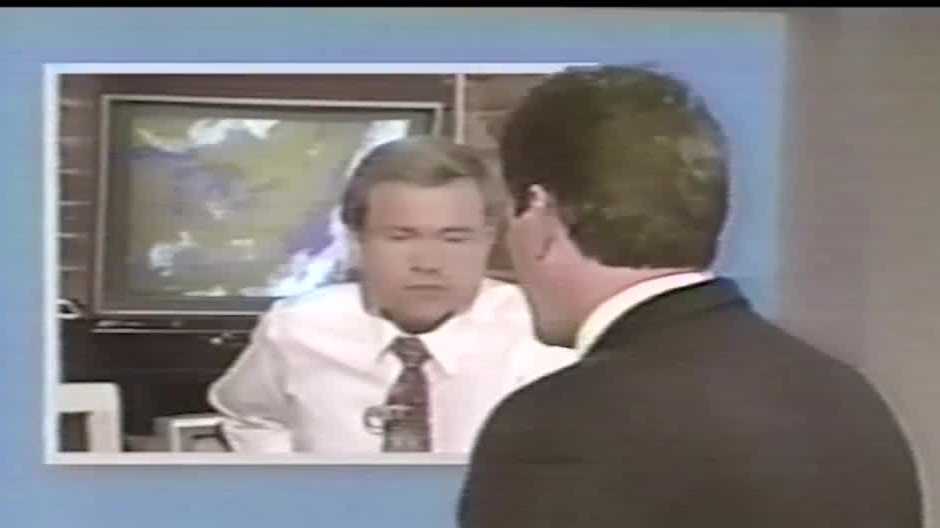 Tom Griffith memorable moments: Weather toss does not go as planned