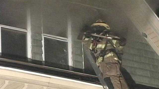Lewiston firefighters battle three fires