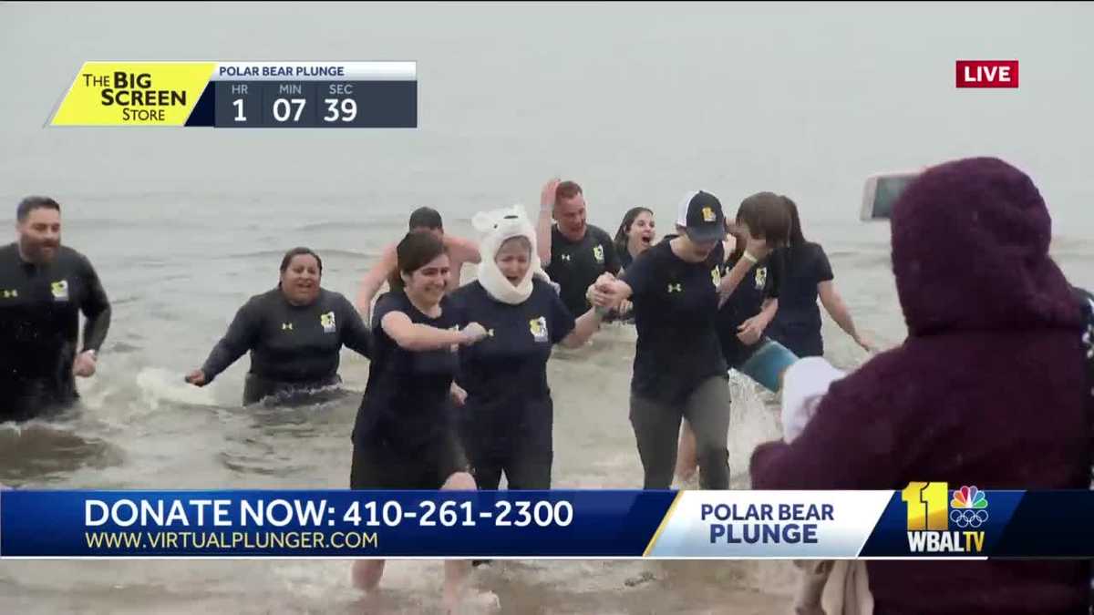 WBAL-TV team takes plunge into bay