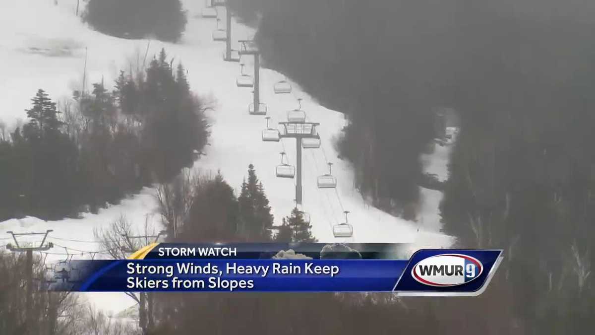 Rain, wind keep skiers off slopes