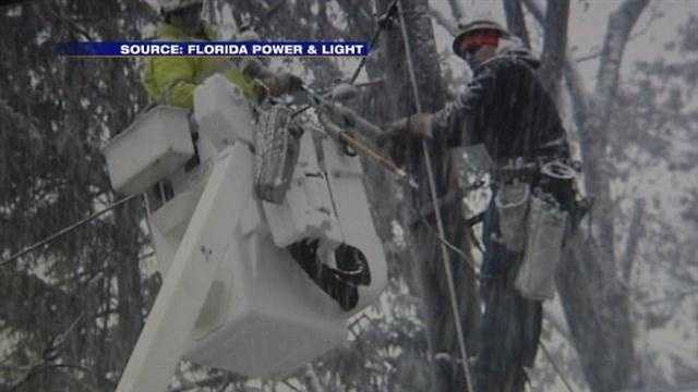 FPL crews return home after restoring power