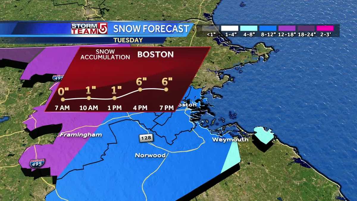 Storm timeline: When worst of snow will hit