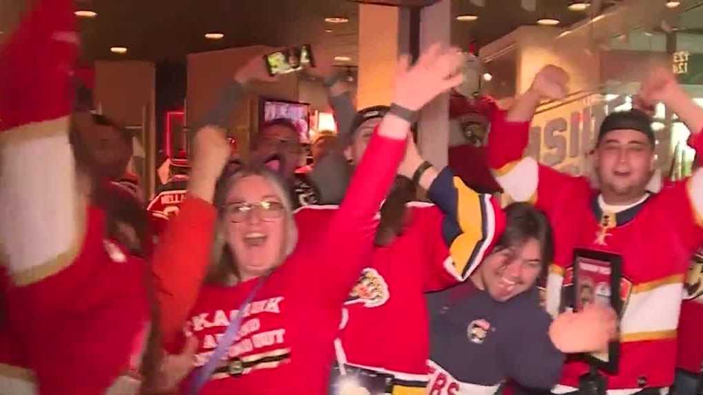 Fans ready to support the Florida Panthers in Game 7