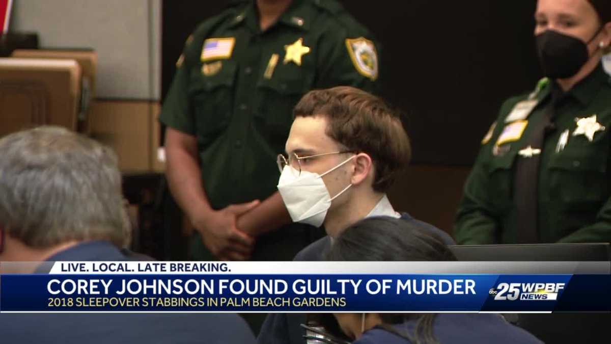Guilty verdict in Corey Johnson sleepover slaying trial
