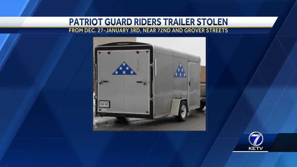 Patriot Guard Riders asks for help after trailer stolen