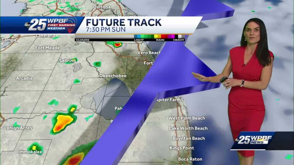 Saturday showers, Cooler Midweek
