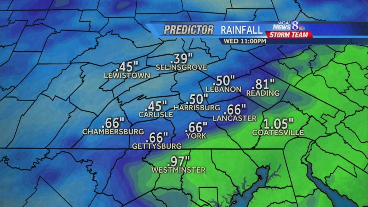 Cold, rainy day expected