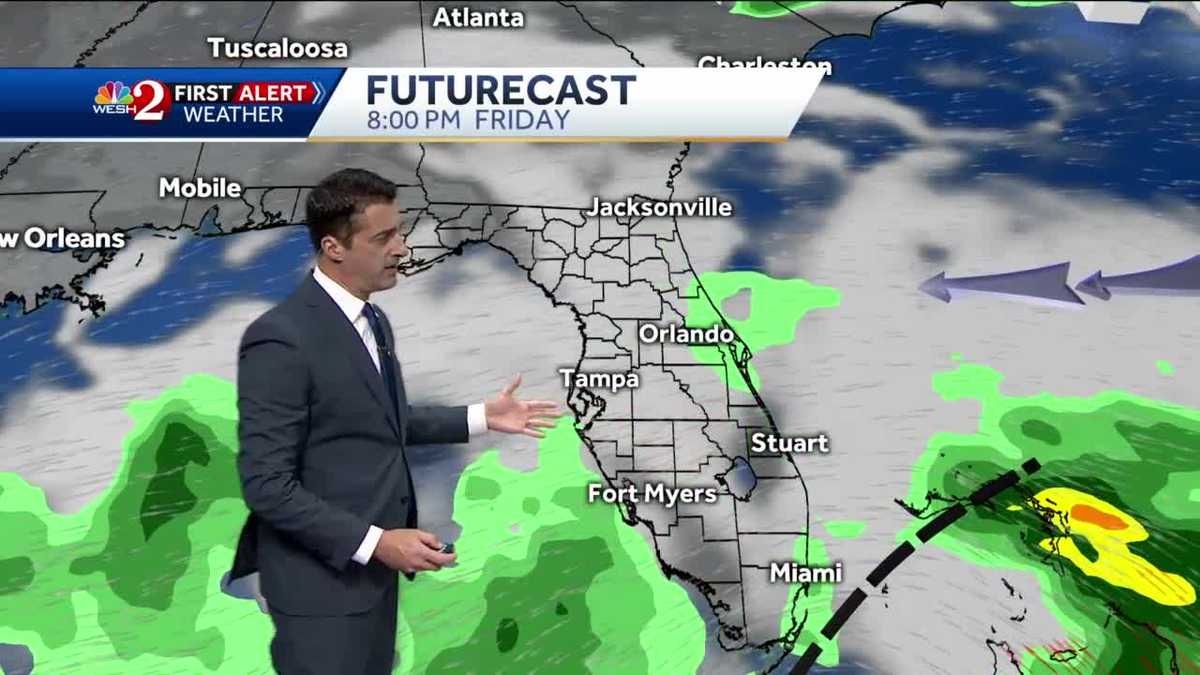 Tracking rain on the way