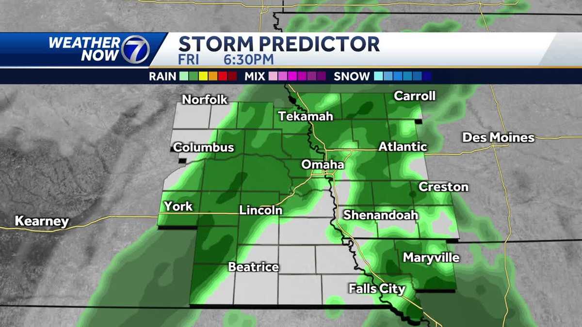 Friday, December 15 afternoon weather forecast