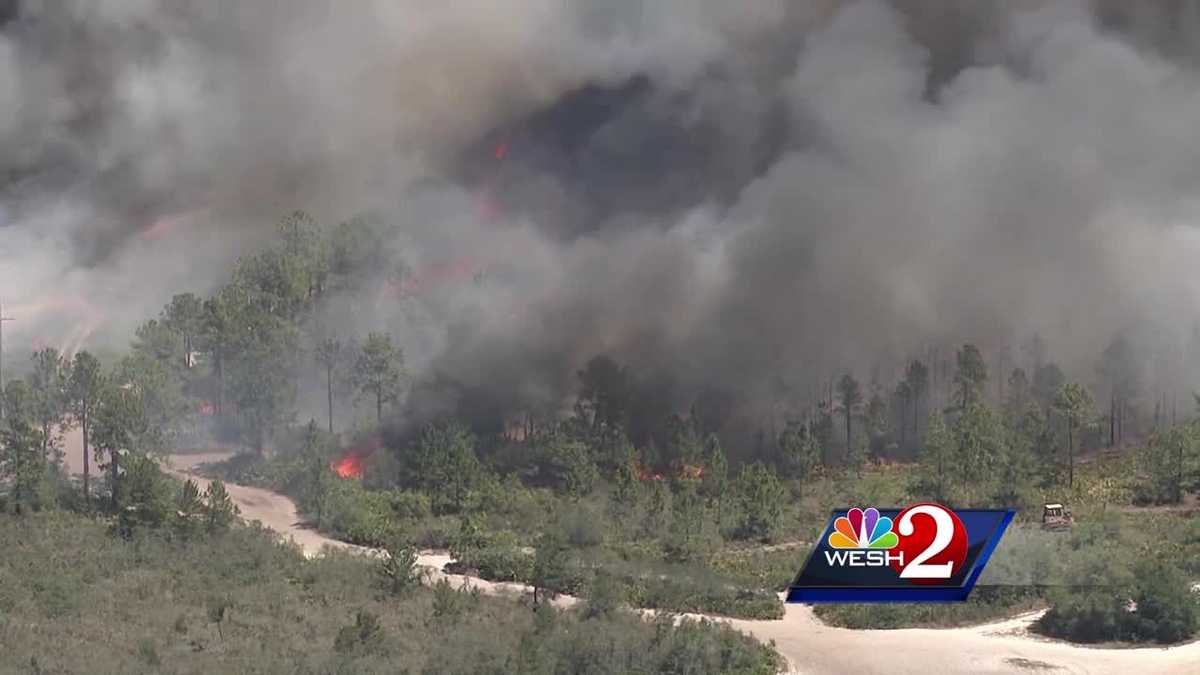 Wildfire comes close to Orlando tourist district