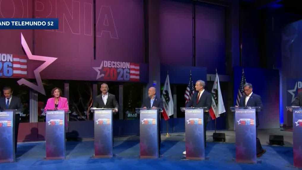 California governor candidates face off on key issues. Watch Wednesday ...
