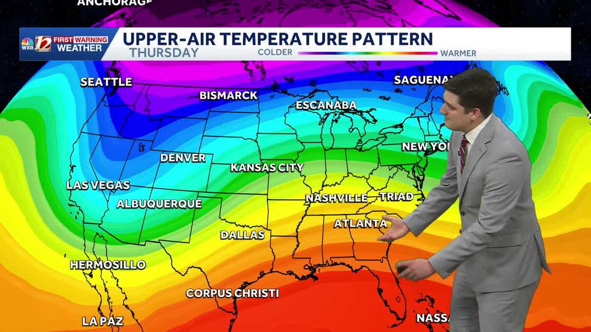 Sunny Sunday in North Carolina, trending warmer this week