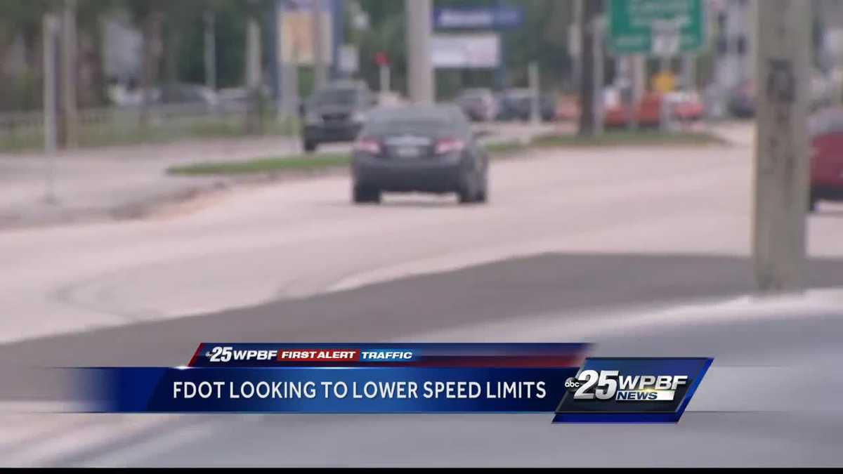 FDOT looking to lower speed limits