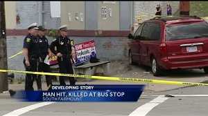 Man pinned between vehicle, wall dies of injuries