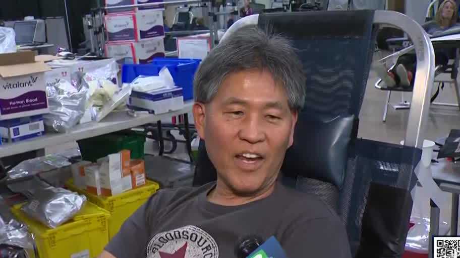2024 Blood Drive for Life: This man has donated blood more than 120 times