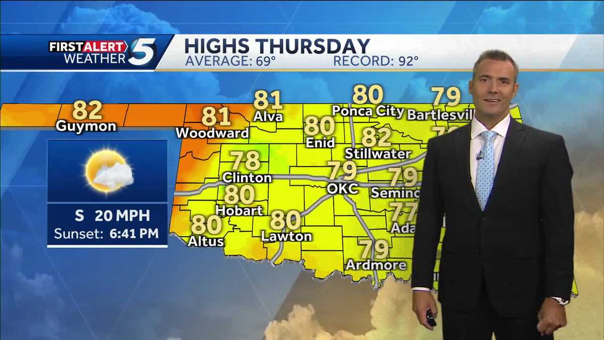 FORECAST: Last warm day on tap