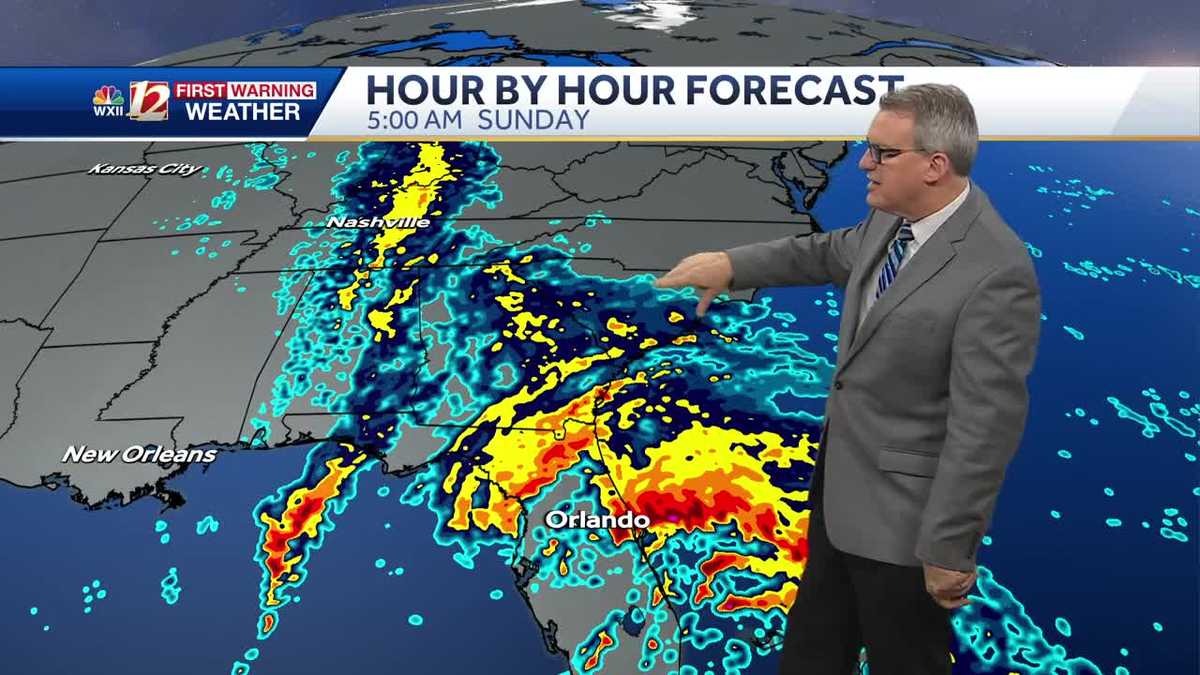 WATCH: Dry and seasonal weather this week, wet and windy Sunday