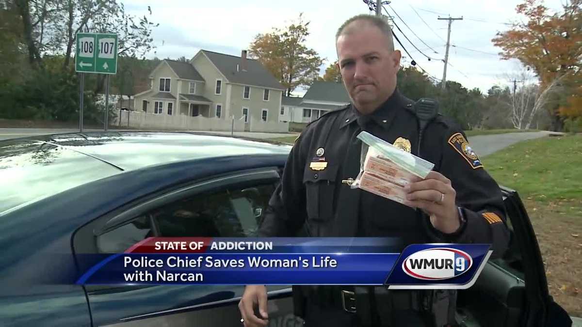 Local police chief saves woman's life with Narcan