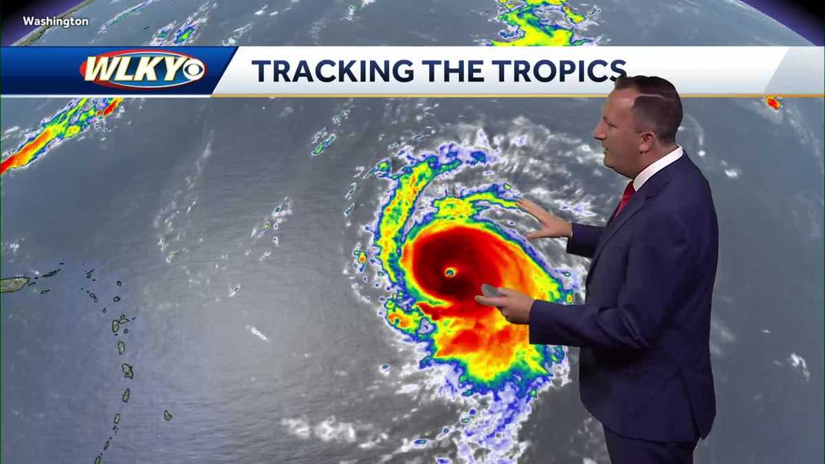 Fall-like temps across the area, category 5 hurricane in the Atlantic