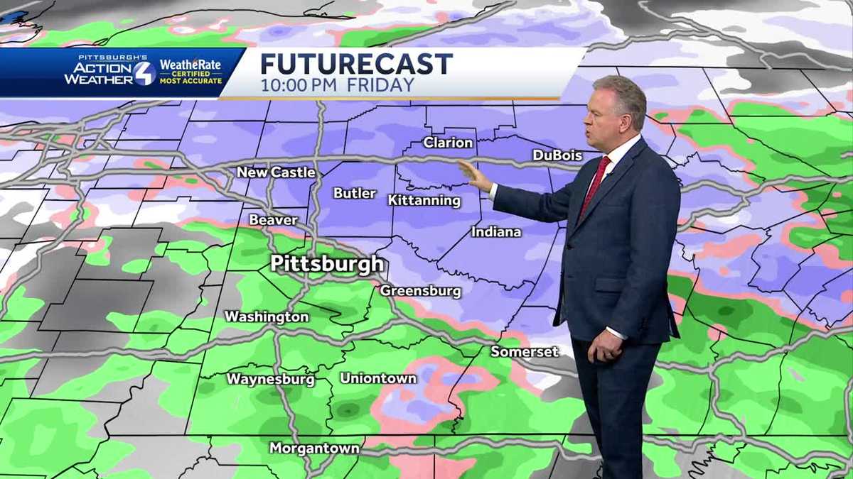 Late Day Rain & Snow on Friday, Sunshine For The Weekend