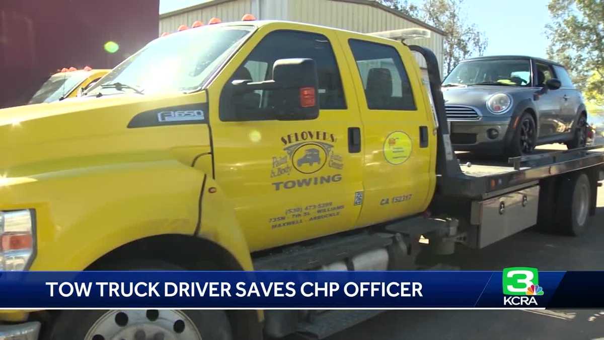 Tow Truck Driver Called Hero For Helping Chp Officer