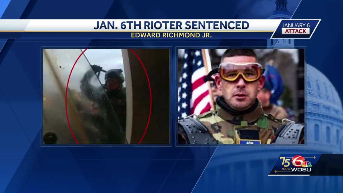 Louisiana Jan. 6 rioter sentenced for attacking police officer