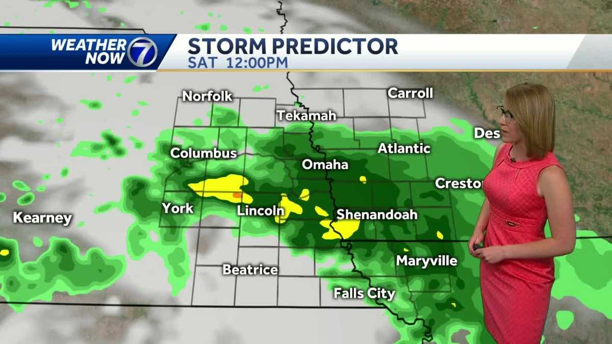 Widespread rain Saturday morning